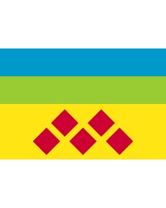 Flag: Azawagh | landscape flag | 1.35m² | 14.5sqft | 90x150cm | 3x5ft