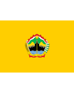 Drapeau: Central Java | Jawa Tengah | drapeau paysage | 1.35m² | 90x150cm