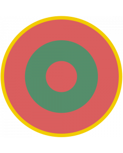 Flag: Transnistria Air Force Roundel | 1.35m² | 14.5sqft | 120x120cm ...