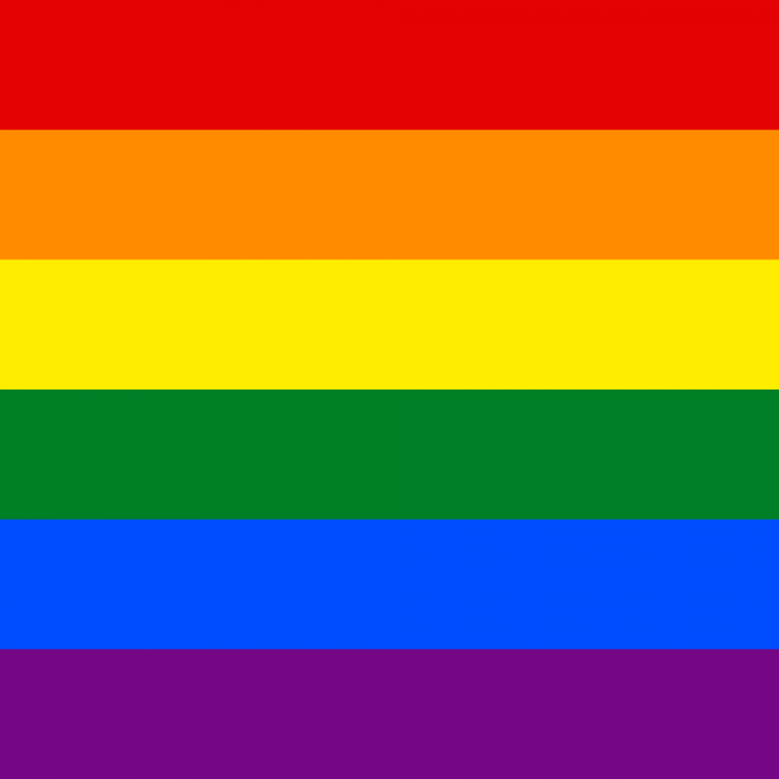 Flag: Square version of LGBT pride | 1.35m² | 14.5sqft | 120x120cm ...