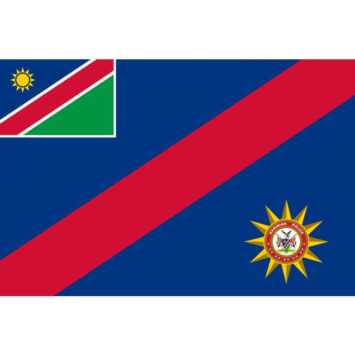 Flag: Namibian Police Force | landscape flag | 1.35m² | 14.5sqft ...