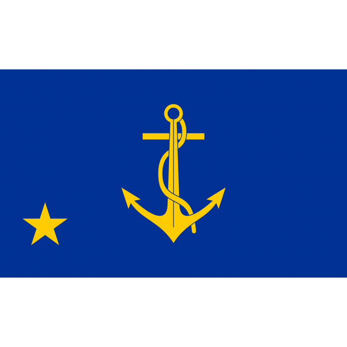 Flag: Rear admiral of Volksmarine of the German Democratic Republic ...