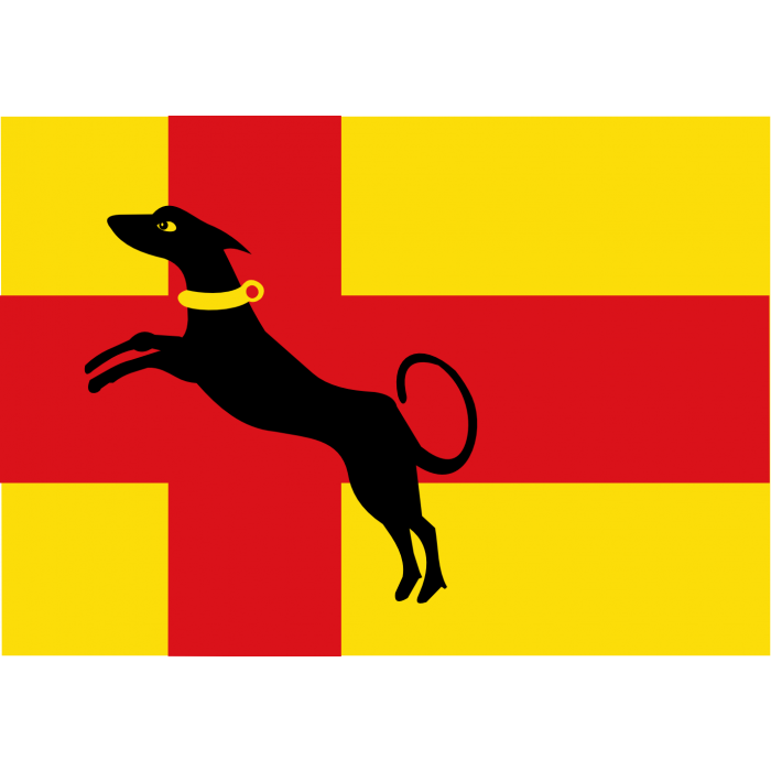 Bandera: Ruurlo vlag | Ruurlo | bandera paisaje | 1.35m² | 90x150cm