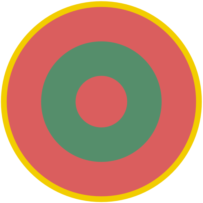 Flag: Transnistria Air Force Roundel | 1.35m² | 14.5sqft | 120x120cm ...