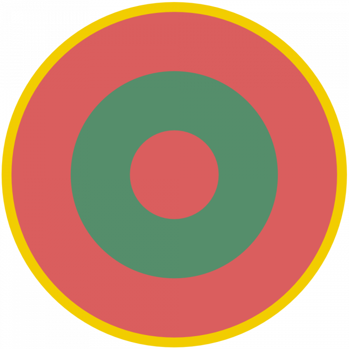 Flag: Transnistria Air Force Roundel | 1.35m² | 14.5sqft | 120x120cm ...